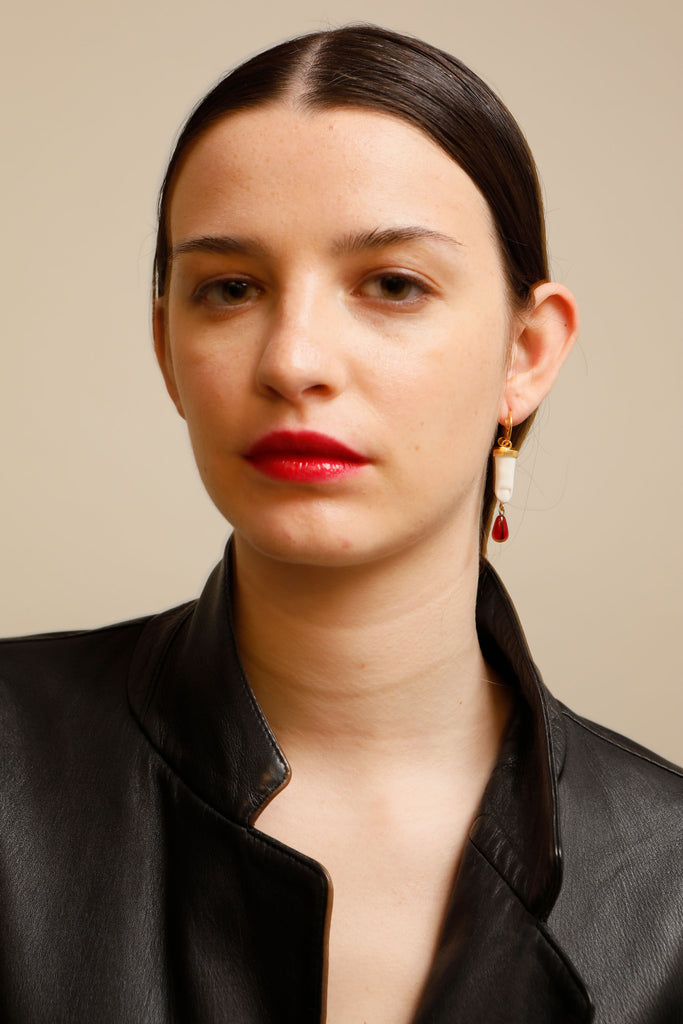 BLOOD DROP SING EARRING – ANDRESGALLARDO
